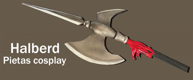 Sneak peek: the Pietas halberd for the 2020 Cosplay